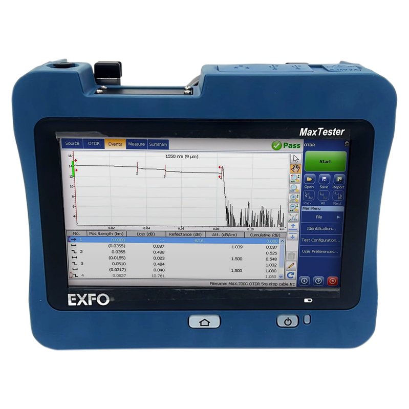 Reflectómetro óptico EXFO MAXTESTER MAX-730C-SM2 - ToolBoom